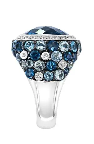 EFFY 925 Sterling Silver Ocean Depths Multi-gemstone Ring