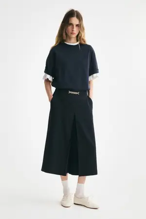 H&M Pleat-detail Culottes