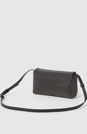 Brunello Cucinelli Precious Flap Bag In Grained Leather