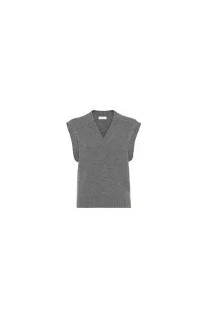 Brunello Cucinelli Cashmere Sweater Vest With Monili