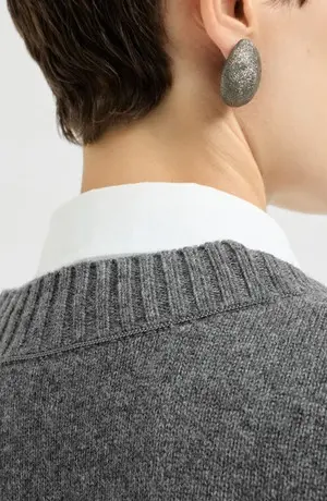Brunello Cucinelli Cashmere Sweater Vest With Monili