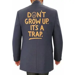 THE DIVINE REBEL COLLECTIVE Dont Grow Up Blazer - Blue
