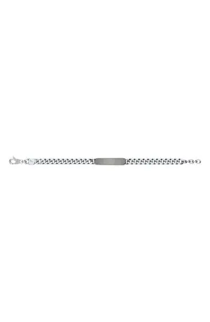 Fossil Ellis Stainless Steel Id Bracelet