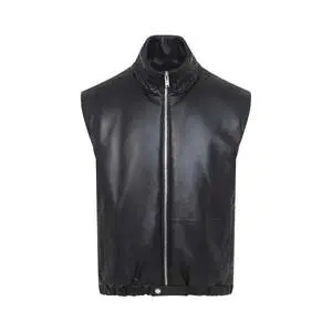 Bottega Veneta Lambskin Vest - Black