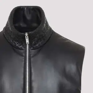 Bottega Veneta Lambskin Vest - Black