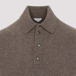 Bottega Veneta Knit Polo - Brown