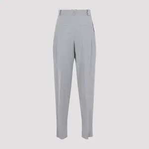 Bottega Veneta Compact Wool Tapered Pants