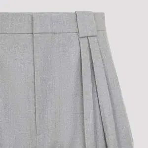 Bottega Veneta Compact Wool Tapered Pants
