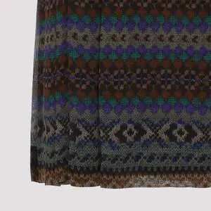 Dries Van Noten Sianora Midi Skirt - Brown