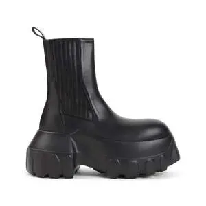 Rick Owens Beatle Mega Tractor Boot - Black
