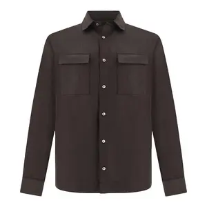 Paul & Shark Wool Overshirt - Coffe