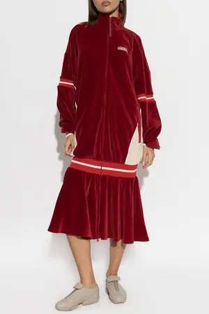 Lacoste Velour Dress With Logo