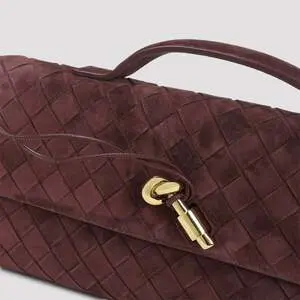 Bottega Veneta Andiamo Suede Clutch