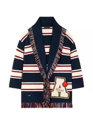 Alanui Rugby Club Icon Cardigan - Blue