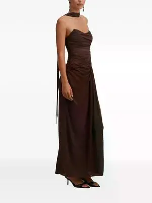 EVER NEW Arli Strapless Ruched Maxi Dress