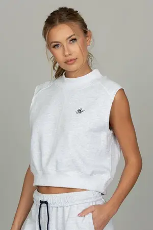 GOLD HINGE Mock Neck Sleeveless Top 2.0