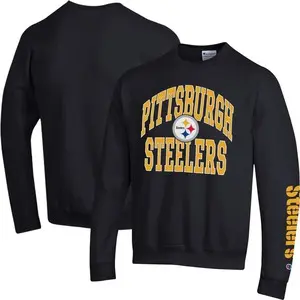 Champion Pittsburgh Steelers Powerblend Fleece Sweatshirt - Black