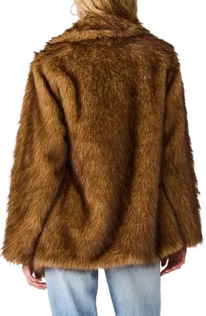 Steve Madden Kindra Faux Fur Coat