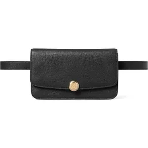 Tory Burch Romy Leather Belt Bag - Black