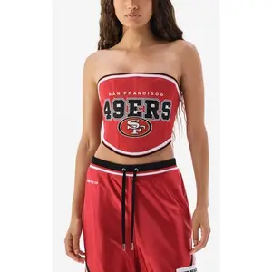 OFF SEASON Philadelphia Eagles Corset Top - Red