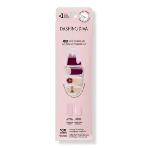 DASHING DIVA Glaze Design, Semi-cured Gel Nail Strips - Decisions