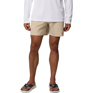 Columbia Alabama Crimson Tide Pfg Terminal Roamer™ Omni-shade™ Stretch Shorts - Natural