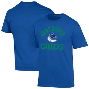 Champion Vancouver Canucks Primary Logo Jersey T-shirt - Blue