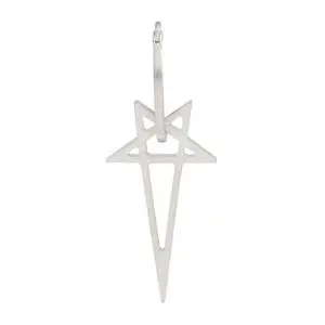 Rick Owens Pentagram Earrings