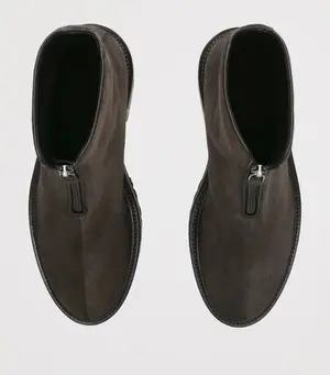 THE ROW Hike Suede Ankle Boots 15