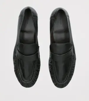 THE ROW Soft Leather Loafers