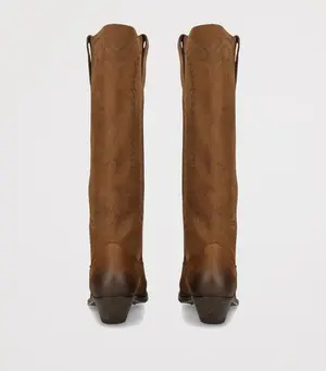 GOLDEN GOOSE Leather Wish Star Knee-high Boots