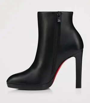 CHRISTIAN LOUBOUTIN Fannylove Booty 120 Leather Boots