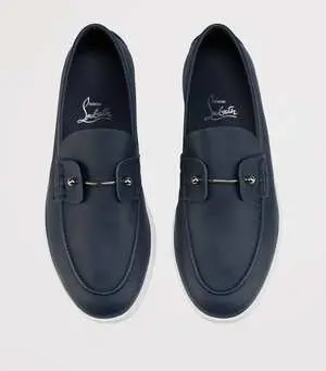 CHRISTIAN LOUBOUTIN Chambeliboat Leather Boat Shoes