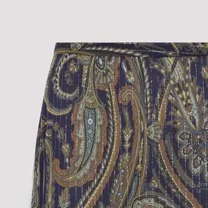 Etro Long Silk Skirt
