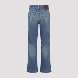 TOM FORD Stonewashed Denim Melanie Straight Trousers
