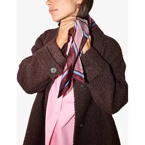 Whistles Boucle Wool-blend Coat