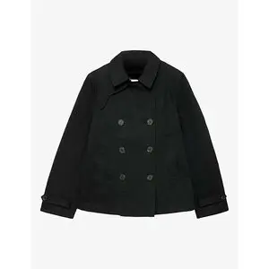 ALLSAINTS Tilda Double-breasted Cotton Jacket - Black