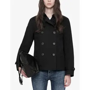 ALLSAINTS Tilda Double-breasted Cotton Jacket