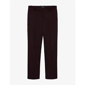 JOSEPH Coleman Slim-fit Stretch-woven Trousers - Espresso