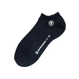 AAPE Moonface Embroidered Ankle Socks 'navy - Blue