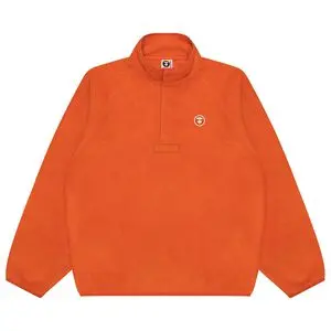 AAPE Now Moonface Logo Pullover - Orange