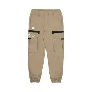 AAPE Moonface Patch Cargo Track Pants 'beige/dark - Tan