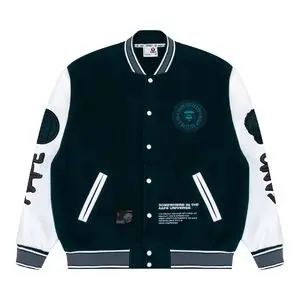 AAPE Moonface Embroidered Jacket /navy