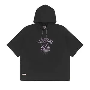 AAPE Moonface Hooded Tee /dark