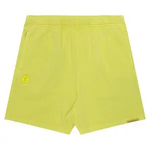 AAPE Moonface Embroidered Sweat Shorts /beige - Yellow