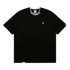 AAPE Now Moonface Logo Relaxed Fit Tee - Black