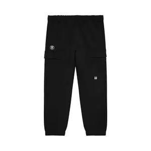 AAPE Moonface Logo Sweat Pants - Black