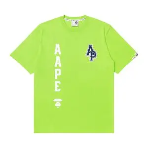 AAPE Moonface Graphic Tee /beige - Green
