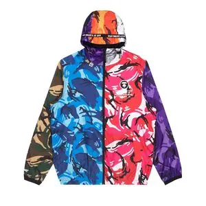AAPE Moonface Camo Lightweight Jacket /multi - Blue