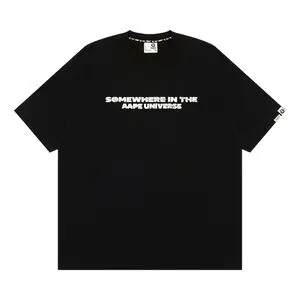 AAPE Unvs Graphic Tee - Black